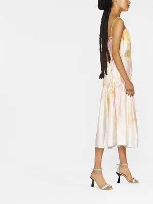 Zimmermann Prima Abstract-print Silk Dress