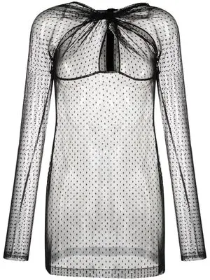 Coperni Point-d'esprit Mesh Nightdress