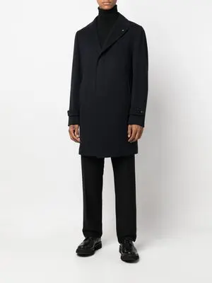 Tagliatore Single-breasted Tailored Coat - Blue