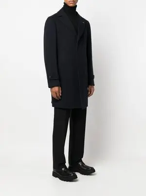 Tagliatore Single-breasted Tailored Coat - Blue