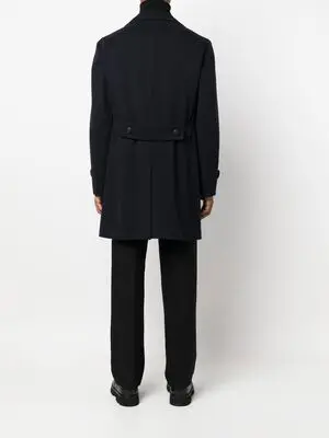 Tagliatore Single-breasted Tailored Coat - Blue