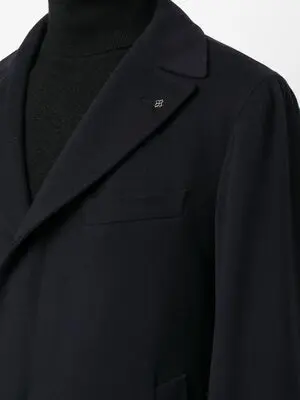 Tagliatore Single-breasted Tailored Coat - Blue