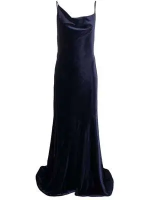 Philosophy Di Lorenzo Serafini Cowl-neck Sleeveless Gown