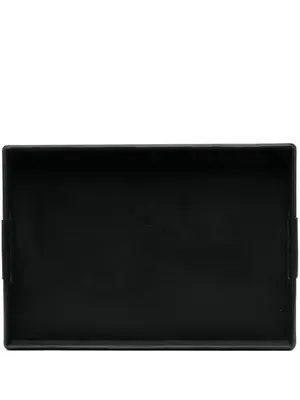 Ralph Lauren Small Wyatt Leather Tray - Black