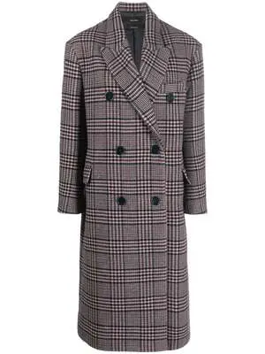 Isabel Marant Étoile Checked Wool Coat
