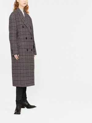 Isabel Marant Étoile Checked Wool Coat