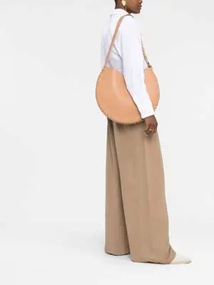 Chloé Moon Leather Shoulder Bag - Neutrals