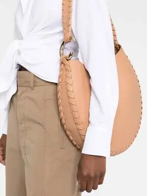 Chloé Moon Leather Shoulder Bag - Neutrals