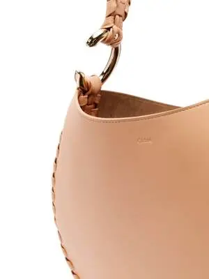 Chloé Moon Leather Shoulder Bag - Neutrals