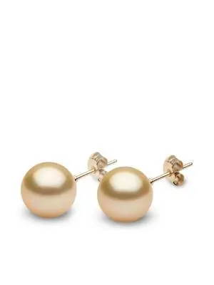 Yoko London 18kt Yellow 11mm South Sea Pearl Stud Earrings - Gold