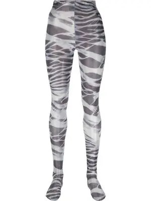 DIESEL® Zebra-print Leggings