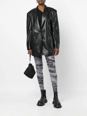 DIESEL® Zebra-print Leggings