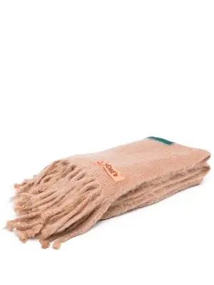 Off-White Arrows-motif Wool Blanket - Neutrals