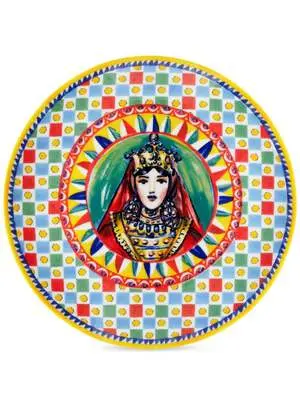 Dolce & Gabbana Porcelain Dessert Plates - Blue