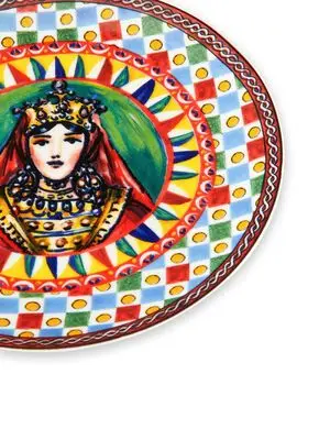 Dolce & Gabbana Porcelain Bread Plates - Multicolour