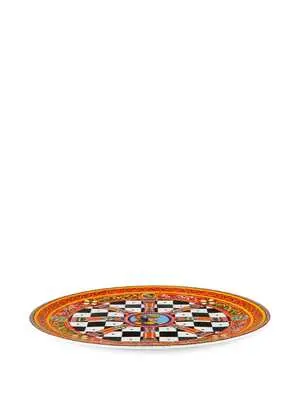 Dolce & Gabbana Knight-print Charger Plate