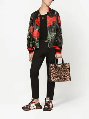 Dolce & Gabbana Leopard Print Tote Bag