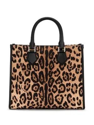 Dolce & Gabbana Leopard Print Tote Bag