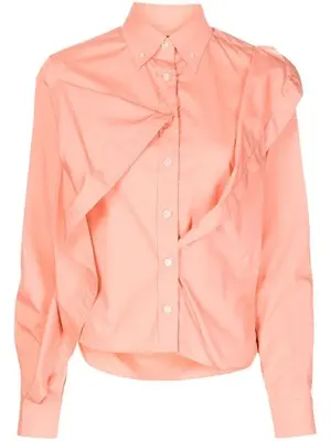 Kolor Curved Hem Shirts For Women