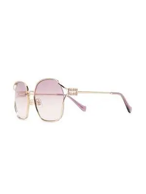 Miu Miu Oversize Square-frame Sunglasses