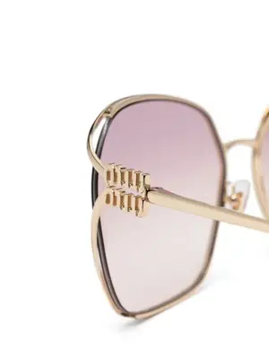 Miu Miu Oversize Square-frame Sunglasses