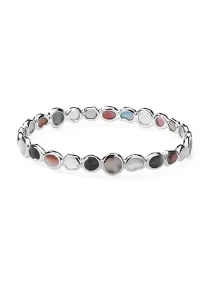 Ippolita Rock Candy Sterling & Multi-stone Bangle Bracelet - Silver