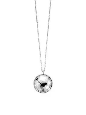 Ippolita Goddess Sterling Small Hammered Pendant Necklace - Silver
