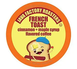 JAVA FACTORY 40-count French Toast Flavored Cof Fee Pods - One-color