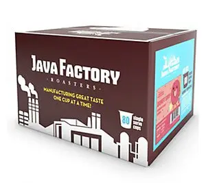 JAVA FACTORY 80-count Donut Shop Blend Coffee P Ods