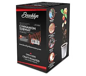 BROOKLYN BEAN ROASTERY Brooklyn Beans 40-count Cinnamon Subway Coffee Pods
