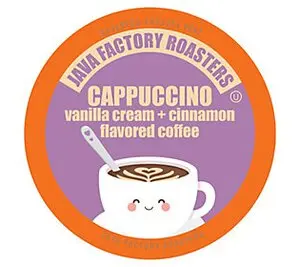 JAVA FACTORY 80-count Cappuccino Flavored Coffe E Pods - One-color
