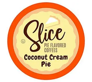 SLICE COFFEE Slice 40-count Coconut Cream Pie Flavored Coffe E Pods - One-color