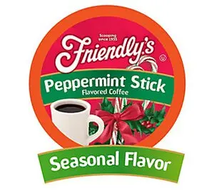 FRIENDLY'S 40-count Peppermint Stick Flavored C Offee Pods - One-color