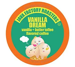 JAVA FACTORY 40-count Vanilla Dream Flavored Co Ffee Pods - One-color