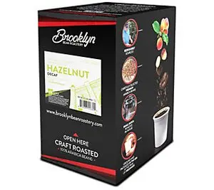 BROOKLYN BEAN ROASTERY Brooklyn Beans 40-count Hazelnut Decaf Coffee P Ods - One-color