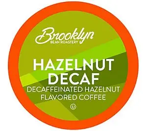 BROOKLYN BEAN ROASTERY Brooklyn Beans 40-count Hazelnut Decaf Coffee P Ods