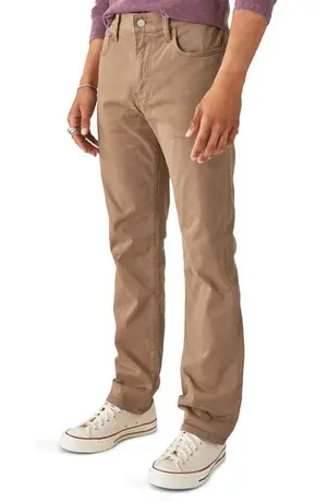 Lucky Brand 223 Straight Leg Stretch Jeans - Cocoa