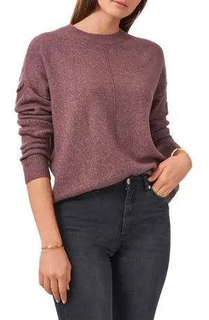 Vince Camuto Exposed Seam Crewneck Sweater - Cuddle