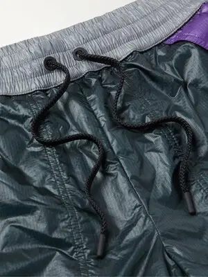 Moncler Straight-leg Colour-block Ripstop Drawstring Shorts