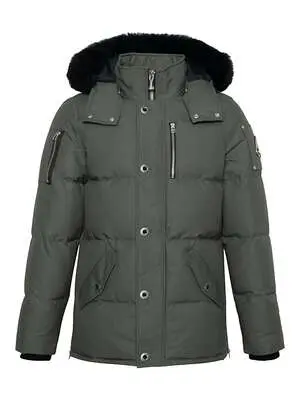Moose Knuckles Men's 3Q NeoShear Shearling Down Jacket - Navy Black  Forrest Hill