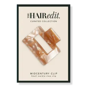 THE HAIR EDIT Marble Midcentury Claw Clip - One-color