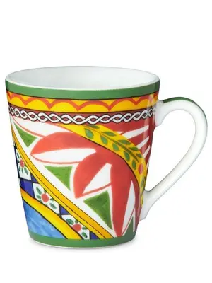 Dolce & Gabbana Carretto Siciliano Porcelain Mug - White