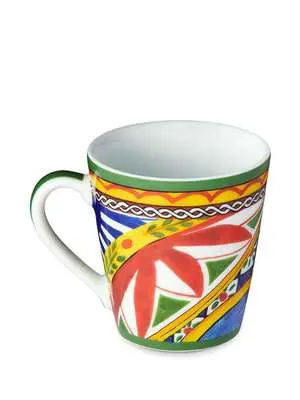 Dolce & Gabbana Carretto Siciliano Porcelain Mug - White