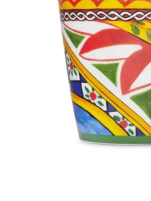 Dolce & Gabbana Carretto Siciliano Porcelain Mug - White