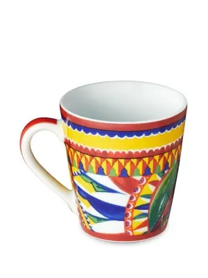 Dolce & Gabbana Carretto Siciliano Porcelain Mug - White