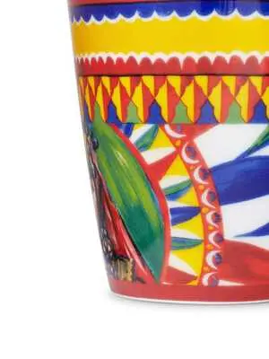 Dolce & Gabbana Carretto Siciliano Porcelain Mug - White