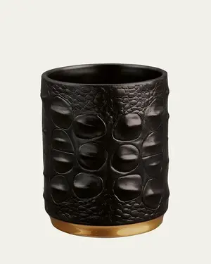 L'Objet Crocodile Pen Cup - One-color