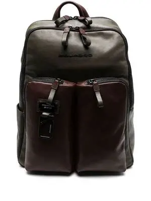 PIQUADRO Logo-plaque Detail Backpack