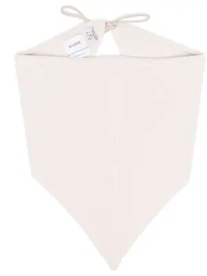 BARRIE Triangular Denim Scarf - Neutrals