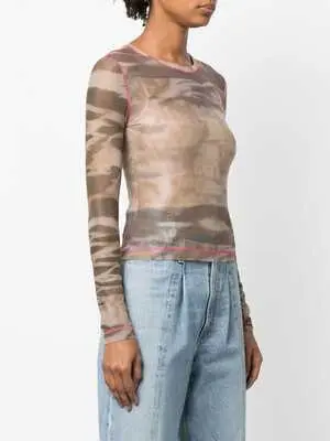DIESEL® Tie-dye Long-sleeve Top